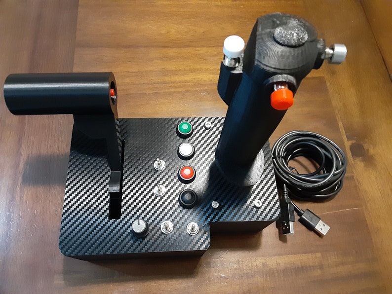 Flight Stick Joystick and Throttle 3DF HOTAS USB for PC flight | Etsy