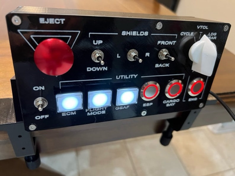 Star Citizen Buttons Box | Space Simulator | Switch Panel | Flight Sim ...