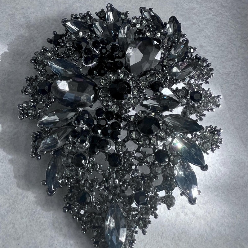 Crystal Brooch Pin - Etsy