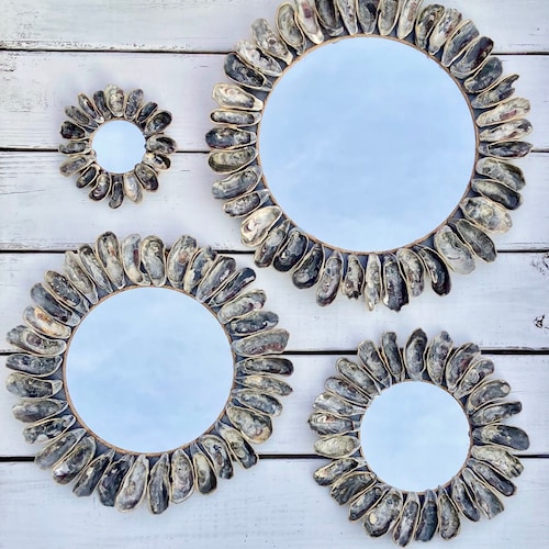 Oyster Shell Mirror - Etsy