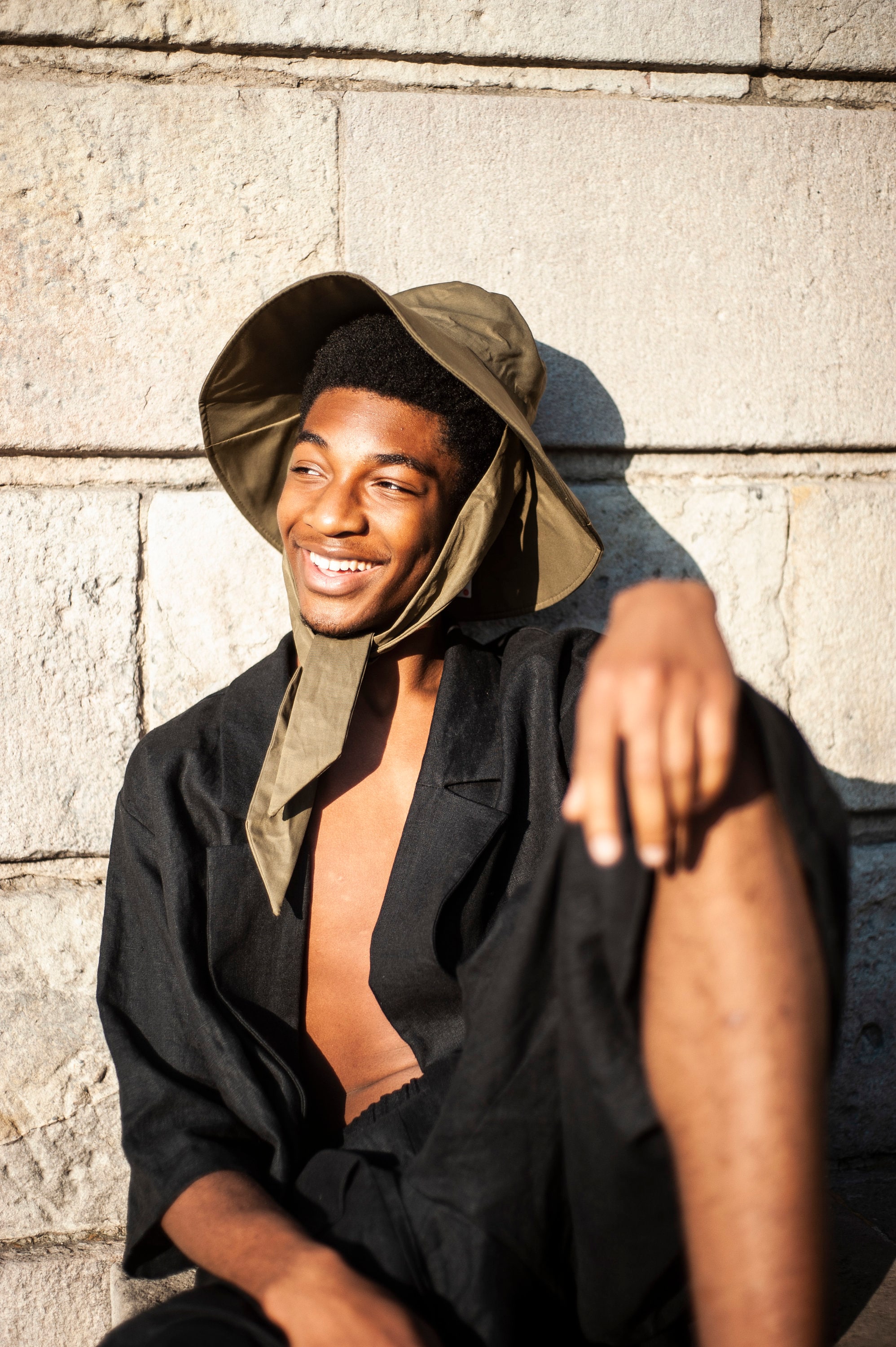 Men's Linen Shorts, Lounge Culottes With Drawstring, Cropped Linen ...