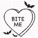 Summerween Spooky SVG Bite Me Heart SVG Halloween SVG Halloween Candy ...