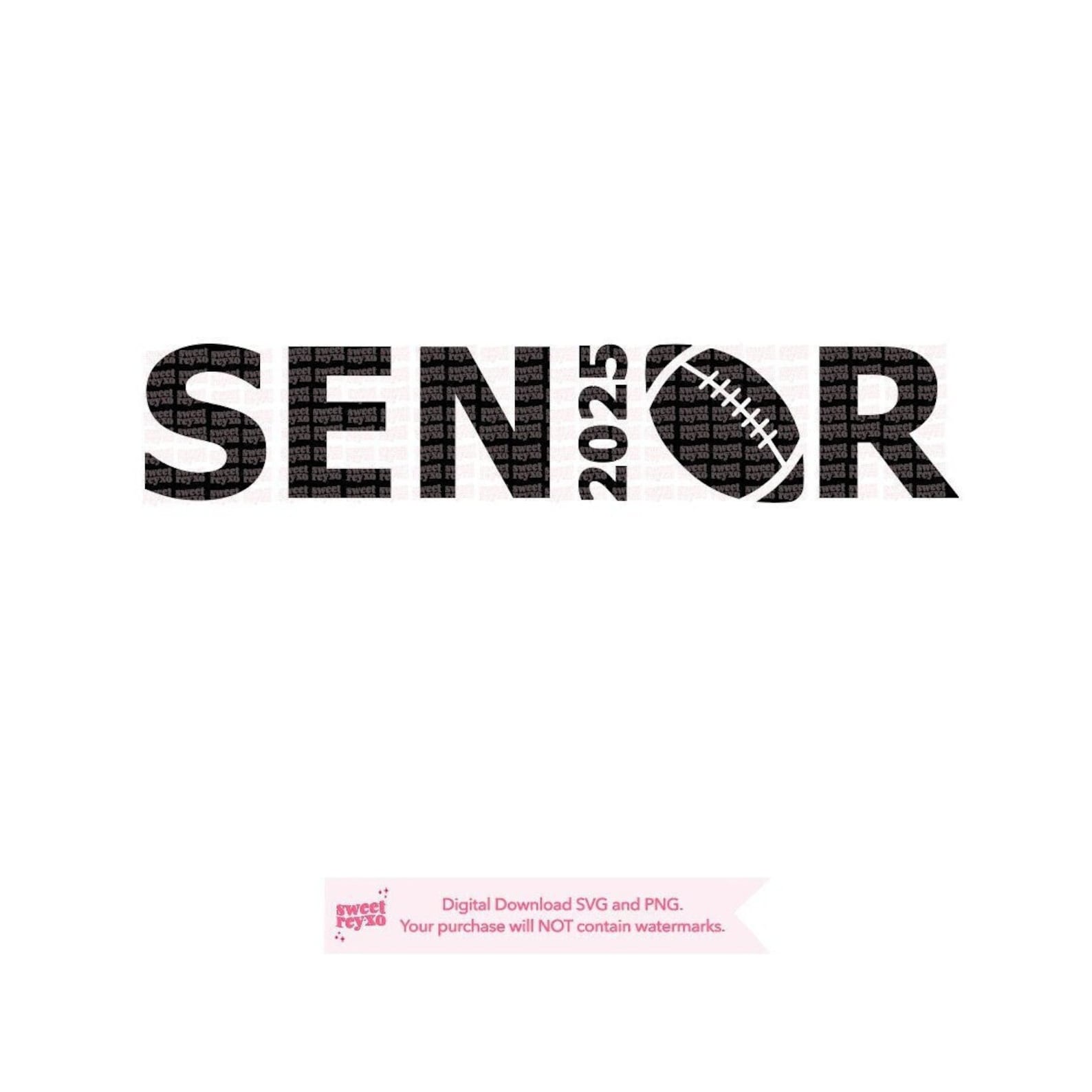 Senior Football Grad 2025 Svg, Senior 2025 SVG, Senior Athlete Graduate ...