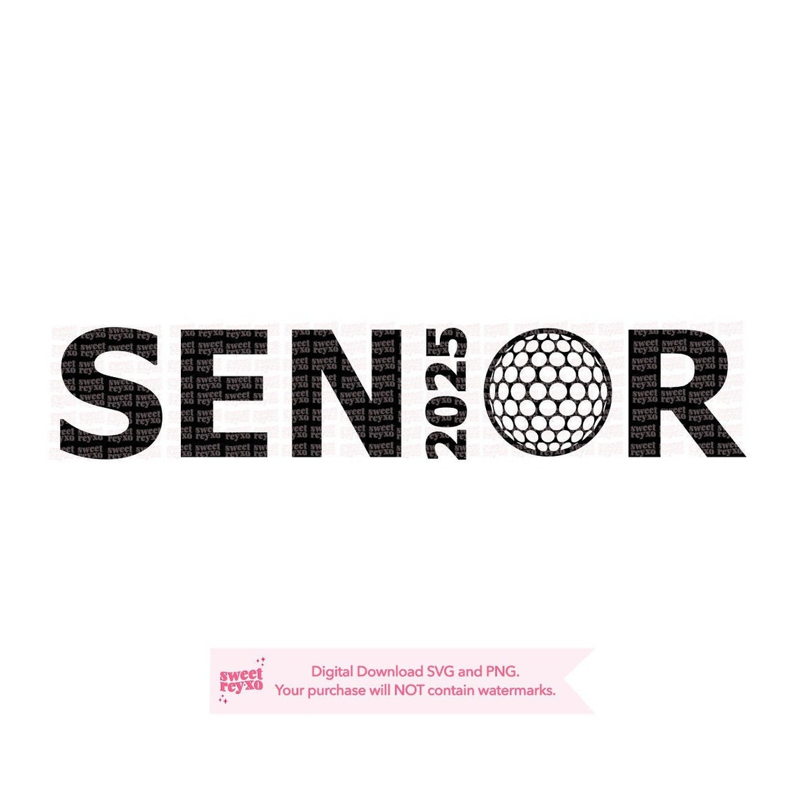 Senior Golf Grad 2025 Svg, Senior Svg SVG, Senior Athlete Graduate ...