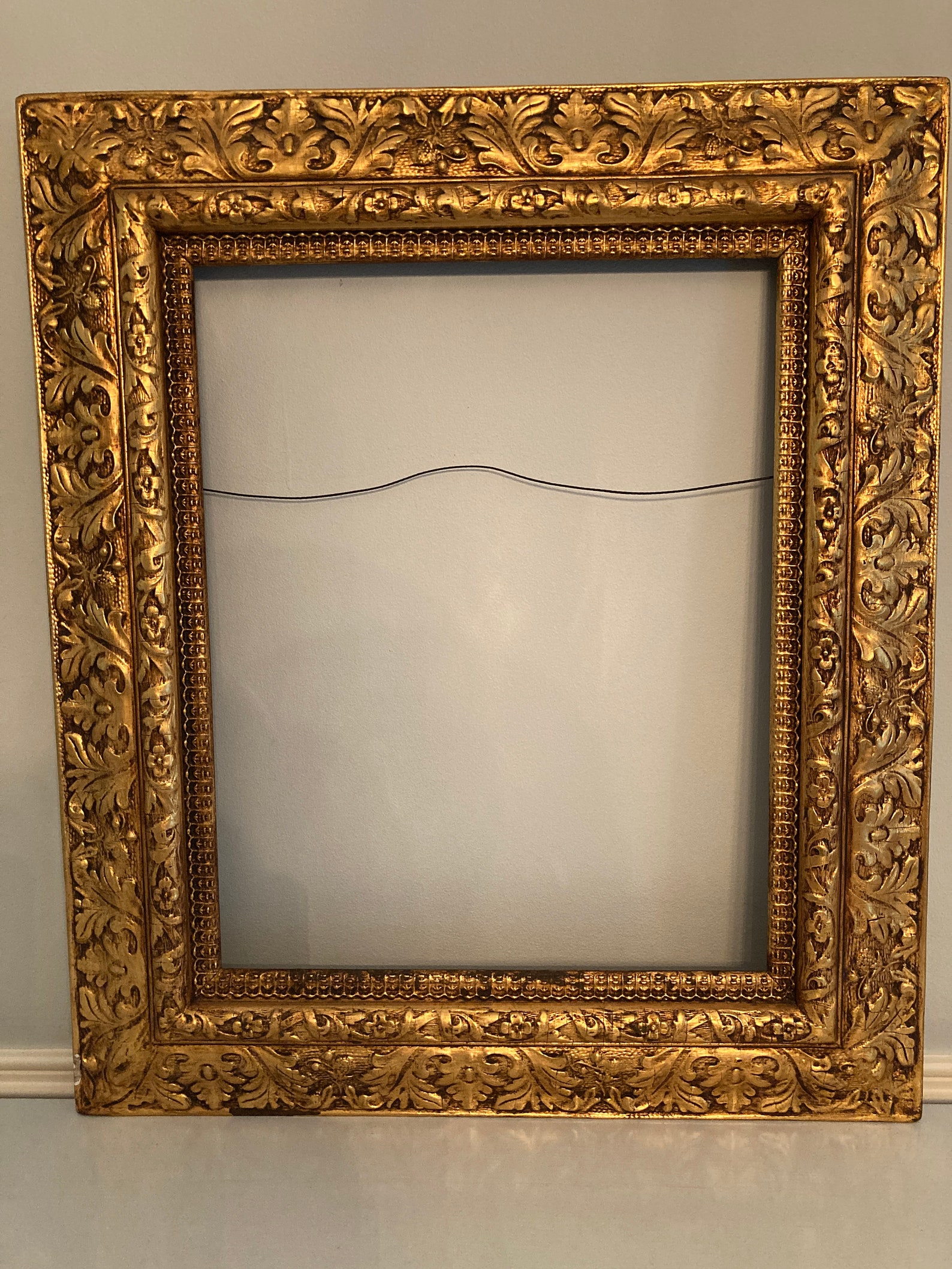 Antique Gilded Carved Wood Frame for 16 by 20 - Etsy