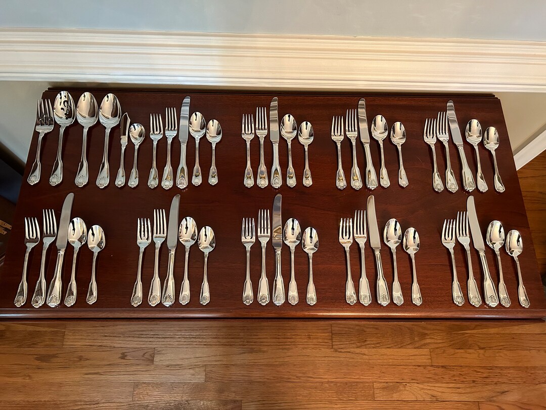 Towle Boston Shell Silverplate 5 Piece Place Settings OR Whole Set - Etsy