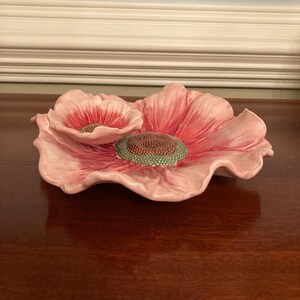 Fabulous Pink Flower Shaped Two Tier 11 Inch Dish - Etsy