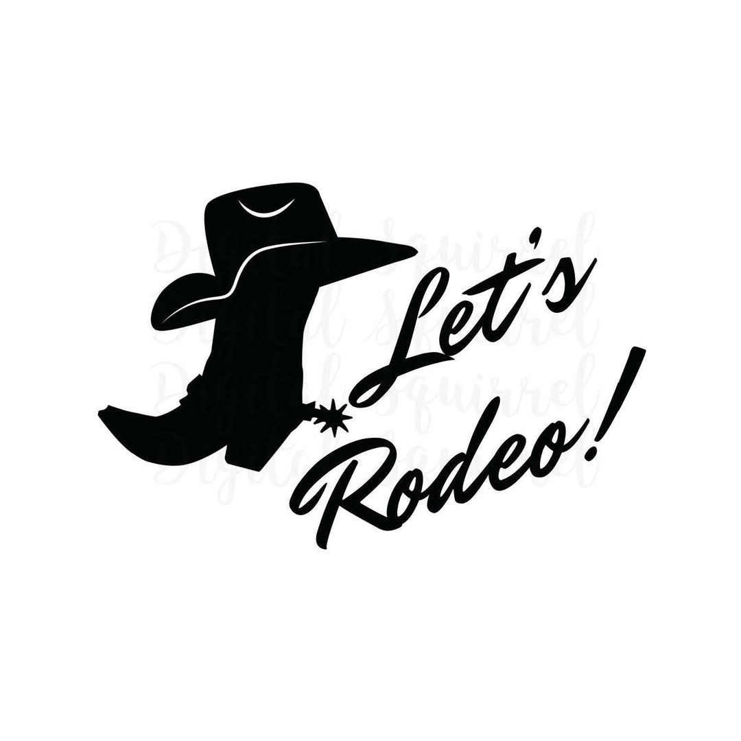 Let's Rodeo! SVG | Cricut Cut Rodeo | Png Jpg Pdf | Girls Night Out ...