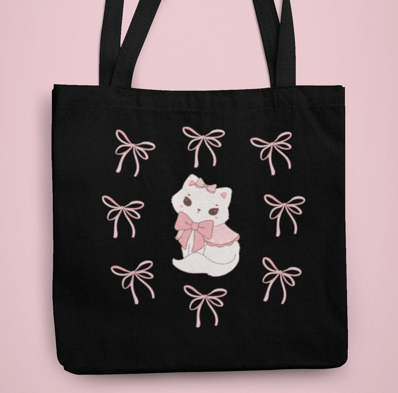 Coquette Cat PNG, Soft Kitten PNG, Girly Cat Clipart Pdf Jpg, Cat Lover ...