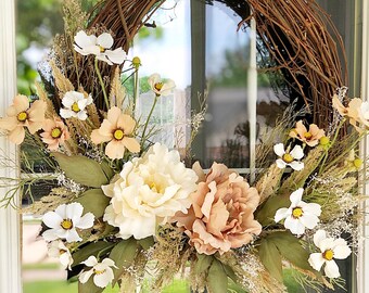 Modern Summer Wreath - Etsy