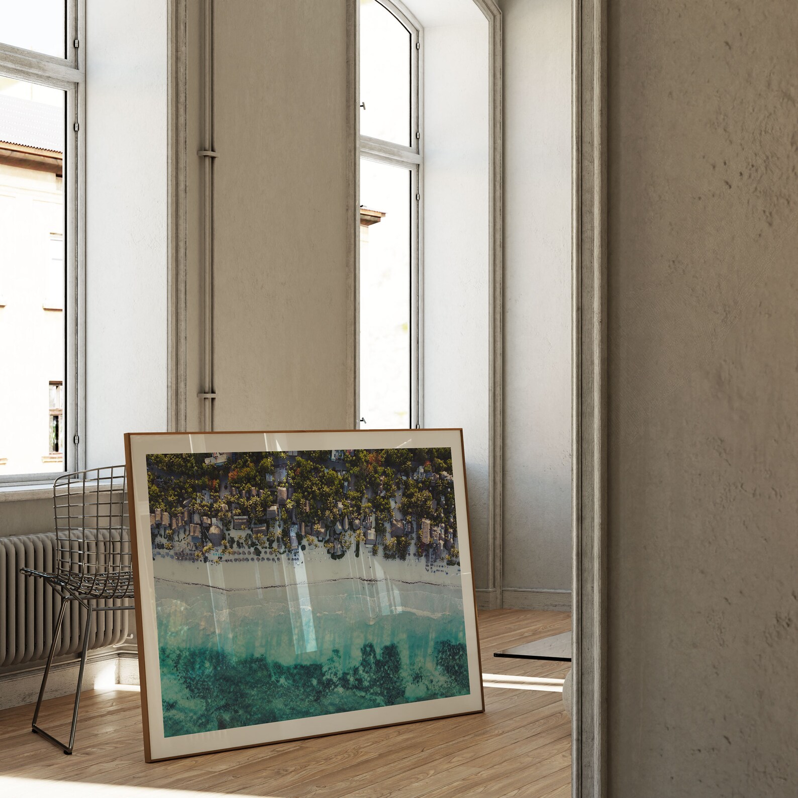 Tulum Mexico From Above Ocean Wall Art | Tulum Wall Art | Tulum Blue ...