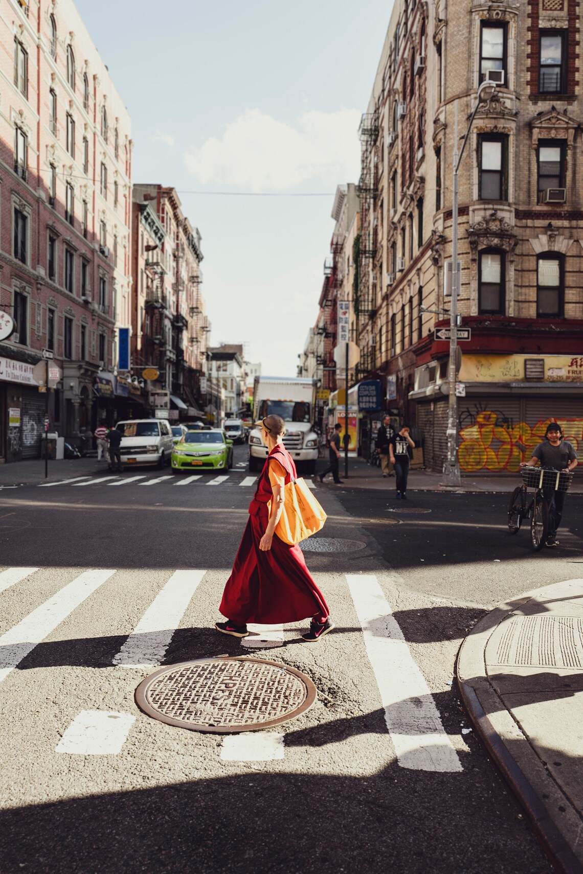 New York City Modern Day Monk Wall Art Street Photography New York City ...