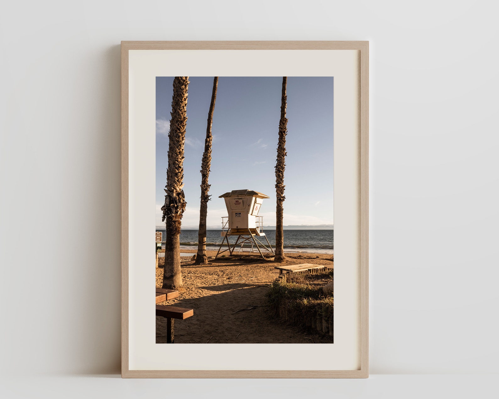 Santa Barbara Lifeguard Station Art Print Lifeguard Stand Poster Santa ...