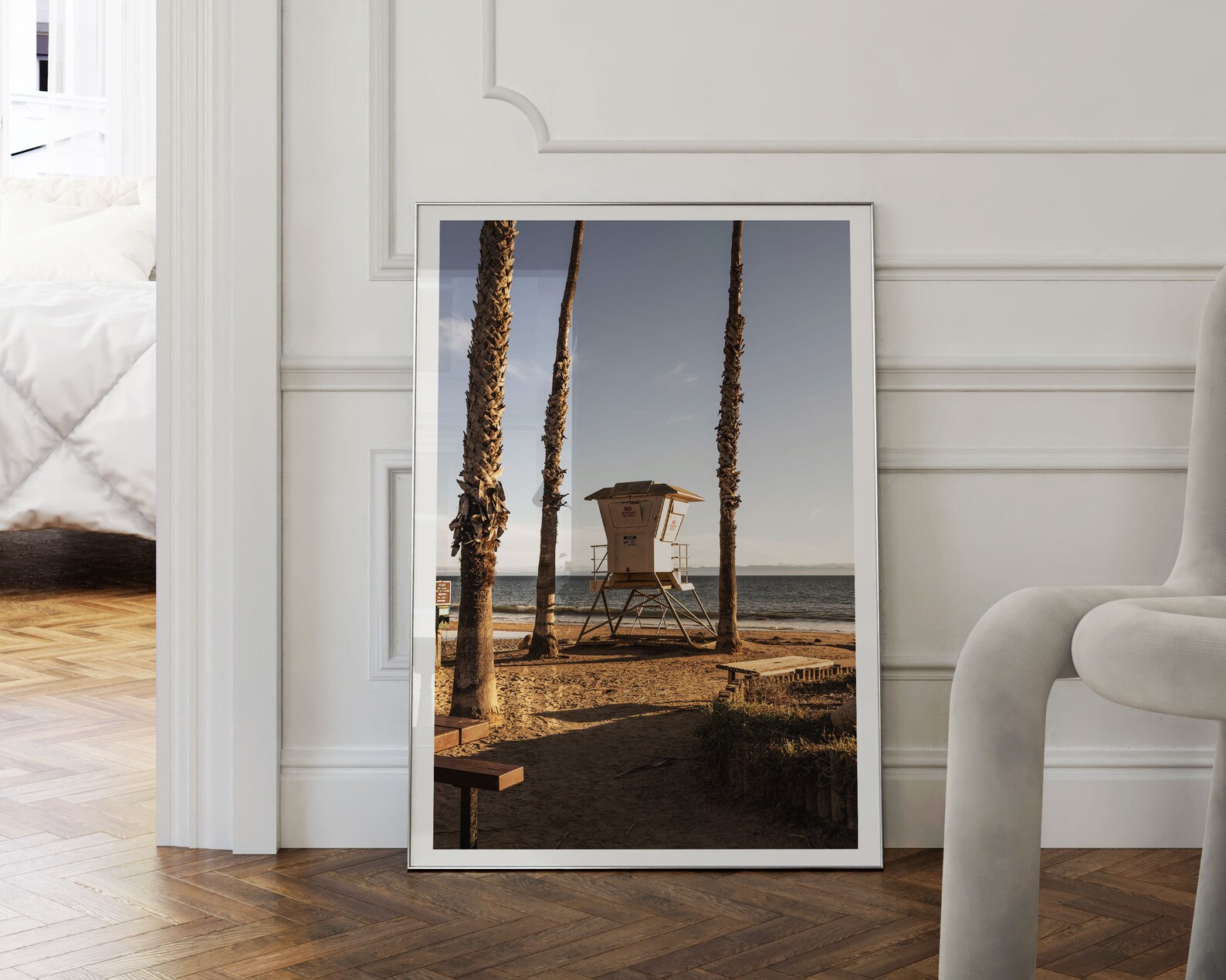 Santa Barbara Lifeguard Station Art Print Lifeguard Stand Poster Santa ...