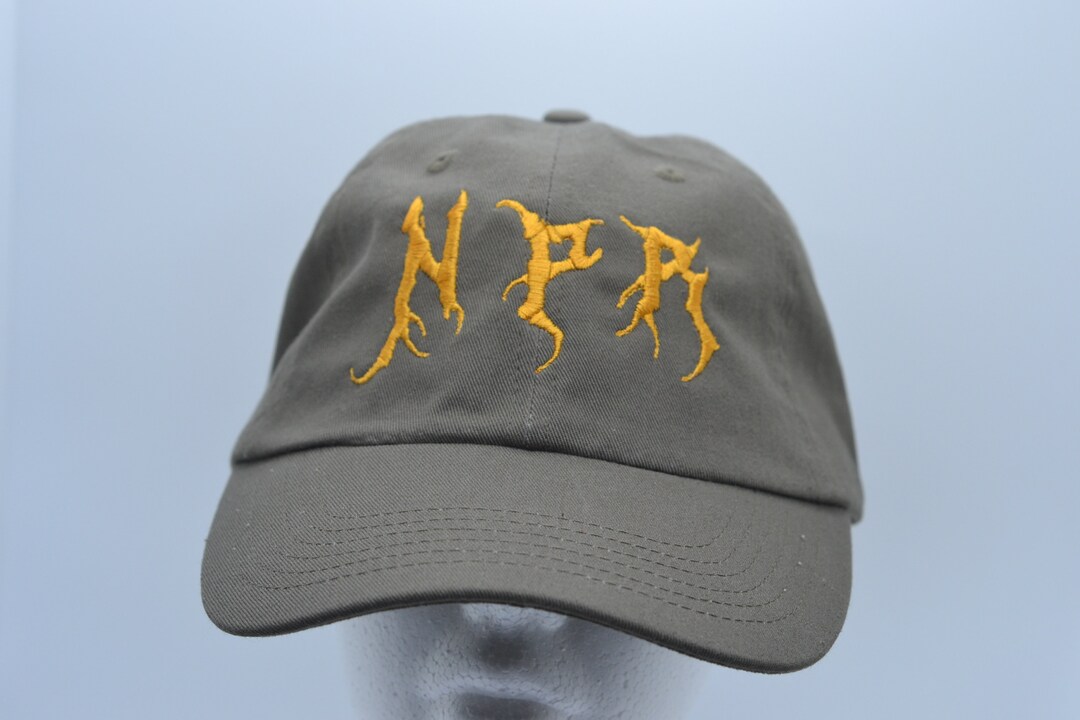 Embroidered Metal Font NPR Hat National Public Radio Dad Hat - Etsy