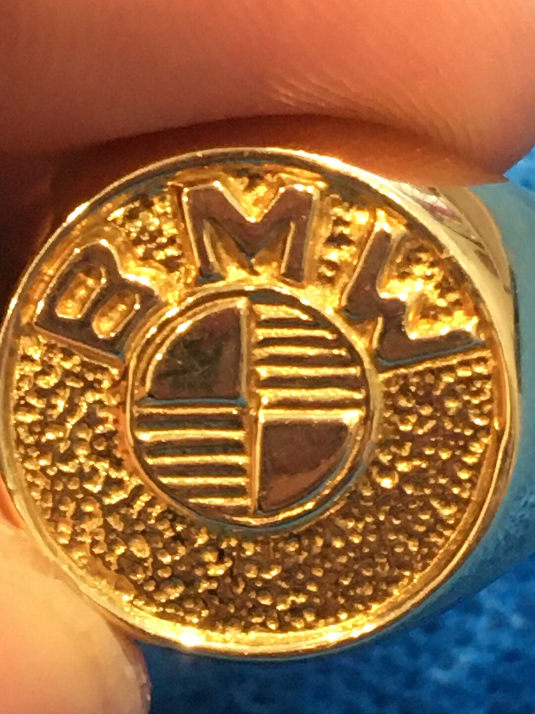 Vintage 10k Gold BMW Ring - Etsy