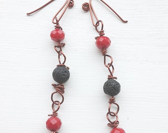 Copper Ruby Glass - Etsy