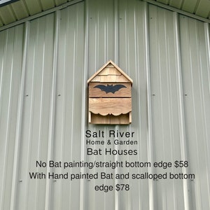 Bat House, Single Chamber Bat Box, Bat Shelter, Insect Control ...
