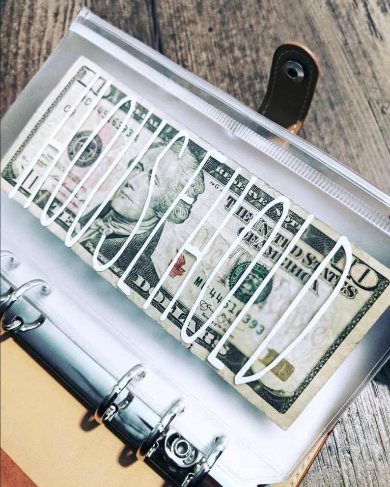 Budget Binder, Money Wallet, Cash Zipper Envelopes, Wallet, Zip Pouch ...