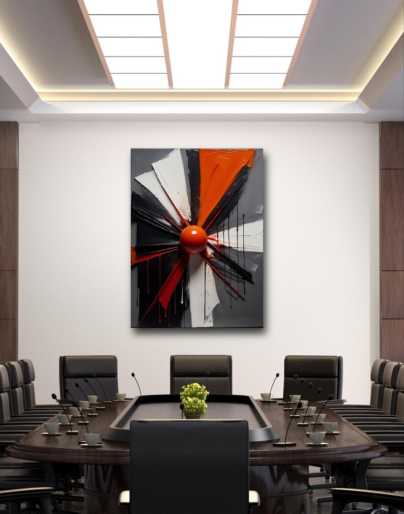Abstract Painting Wall Art, Classy Home Decor Canvas, Modern Artwork ...