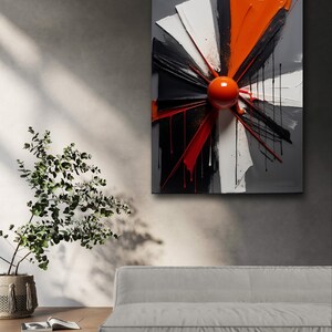 Abstract Painting Wall Art, Classy Home Decor Canvas, Modern Artwork ...