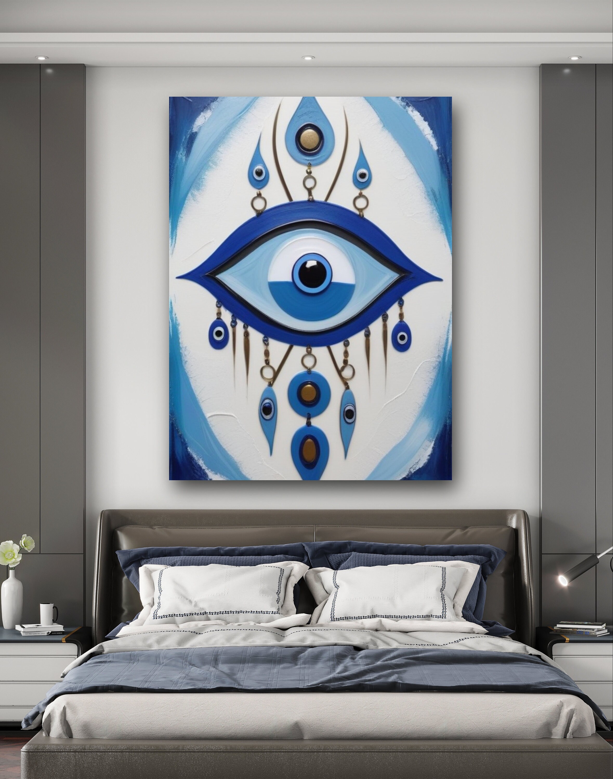 Abstract Painting Wall Art Classy Home Decor Canvas Modern - Etsy