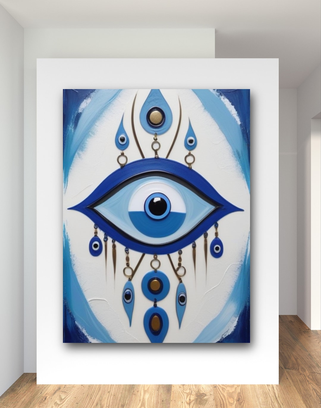 Abstract Painting Wall Art, Classy Home Decor Canvas, Modern Artwork ...