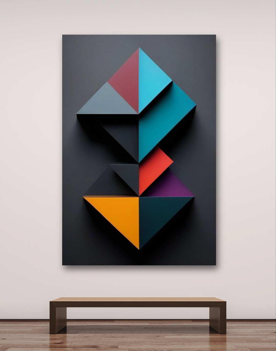 Abstract Painting Wall Art, Classy Home Decor Canvas, Modern Artwork ...