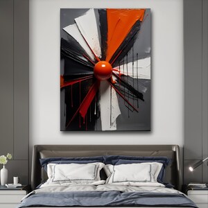 Abstract Painting Wall Art, Classy Home Decor Canvas, Modern Artwork ...