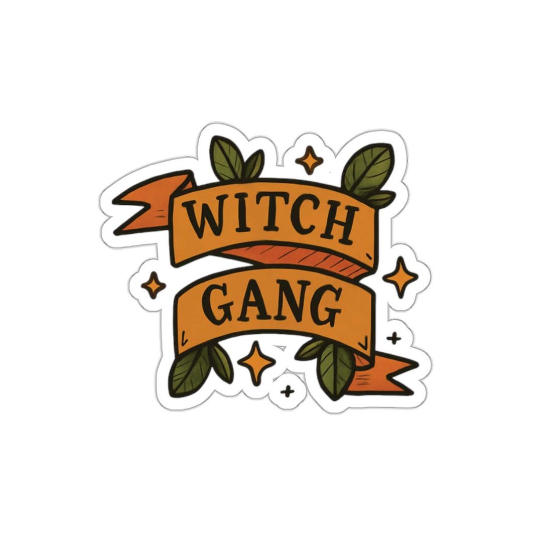 Witch Gang Sticker – Die-cut Sticker for Laptop, Journal, Water Bottle ...