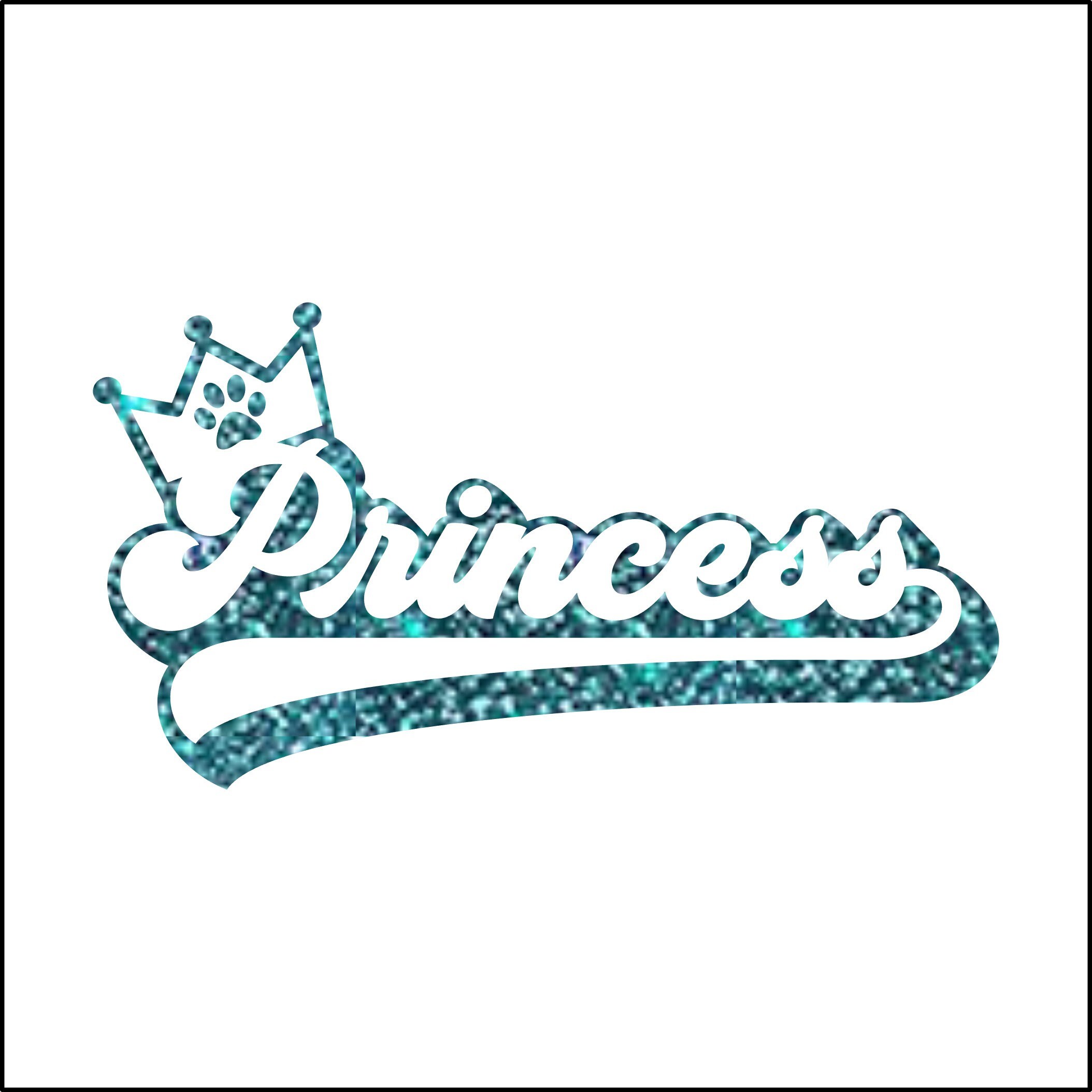 Glitter princess With Crown Triangle Shaped Tie - Etsy