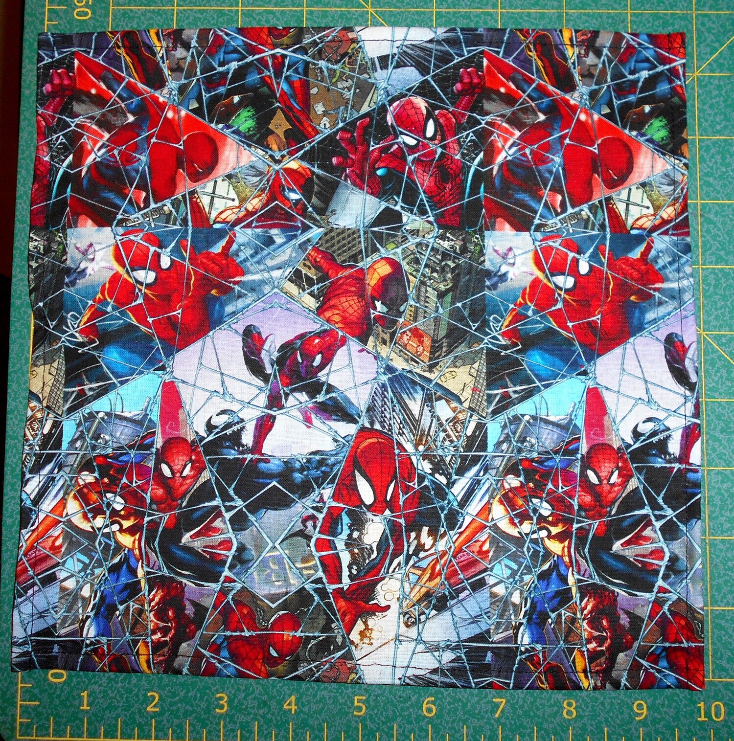 Spiderman Marvel Superhero Pocket Square/hanky/handkerchief/cotton ...