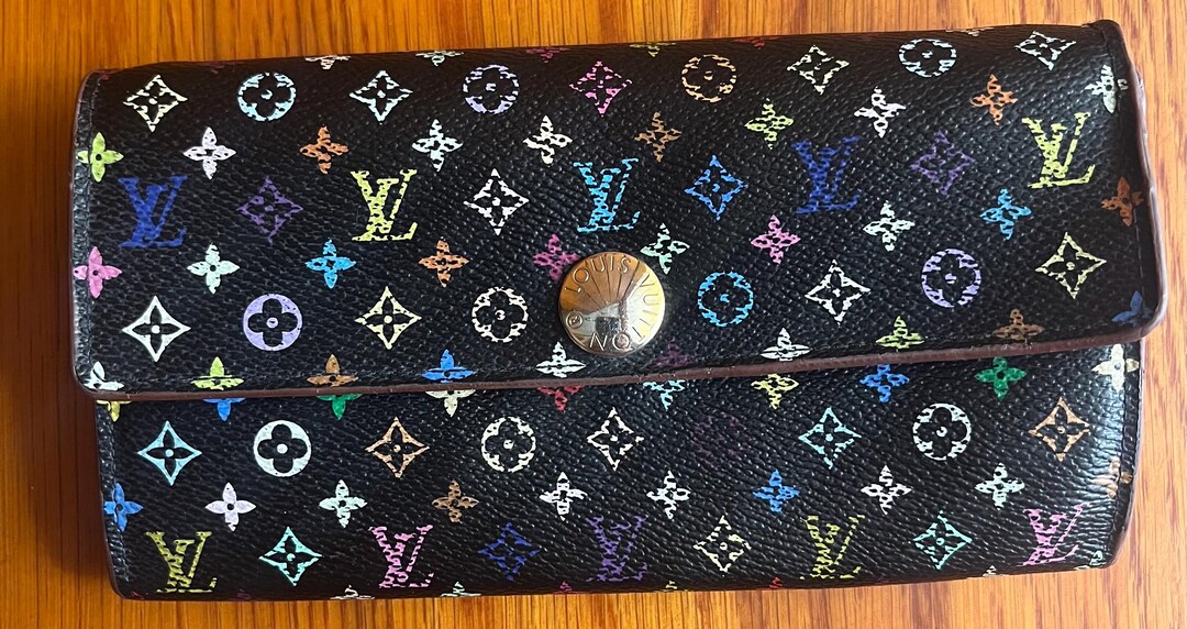 Louis Vuitton Multicolor Wallet - Etsy