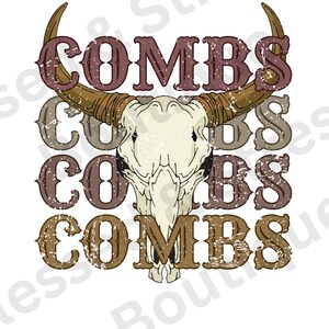 Luke Combs Bullhead PNG Digital File for Sublimation - Etsy