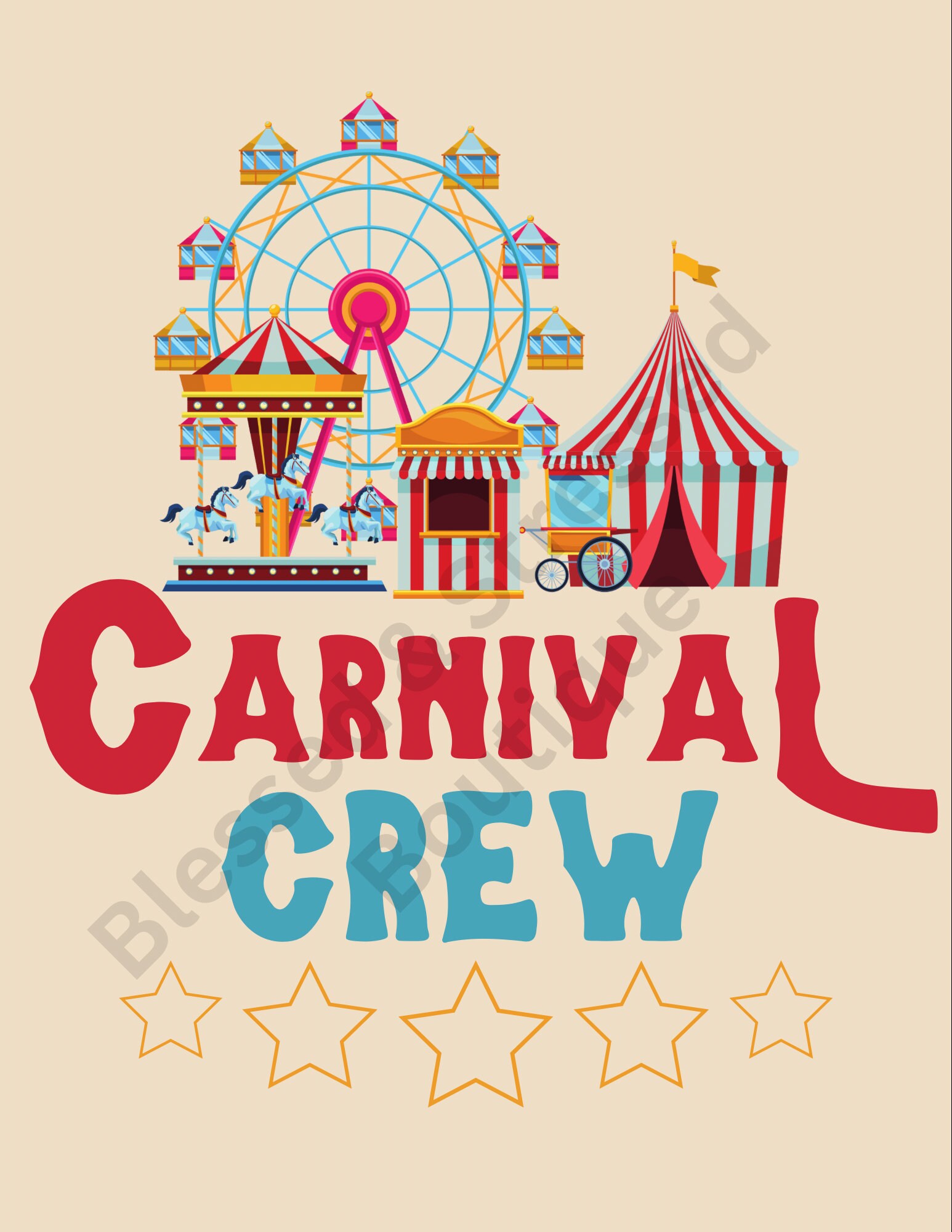 Carnival Crew PNG Files for Digital Download - Etsy