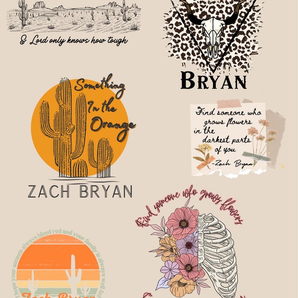 Zach Bryan Svg Cricut - Etsy