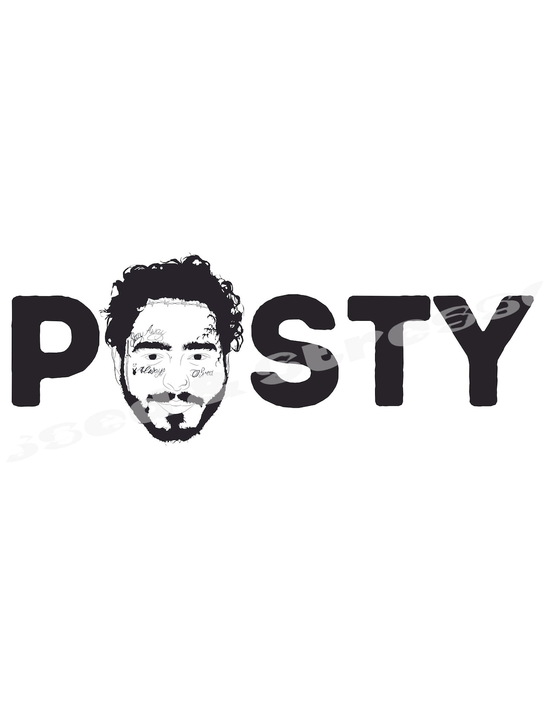 Post Malone Png for T Shirt Sublimation - Etsy