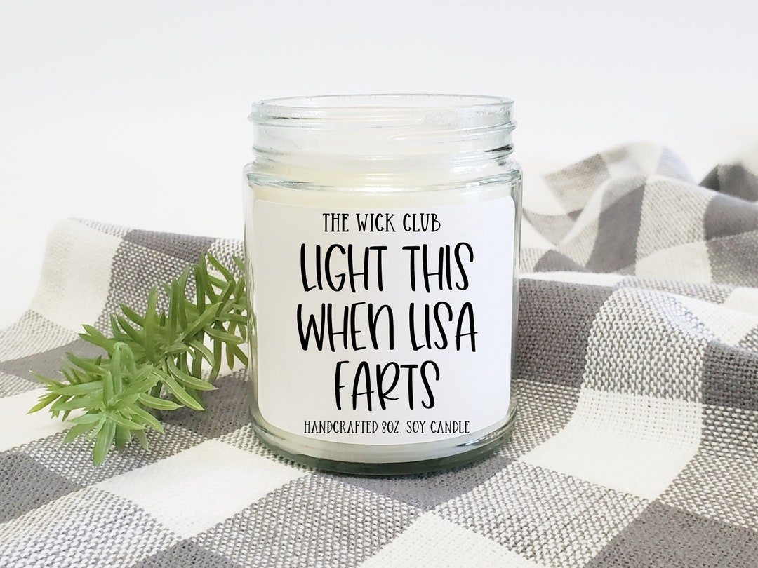 Fart Candle, Farting Candle, Light When Someone Farts, Gifts for Men ...