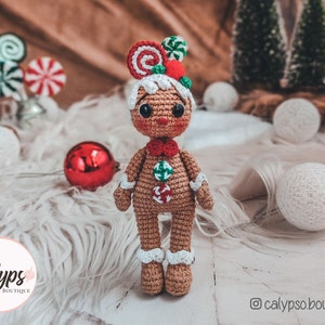 Gingerbread Doll Amigurumi Pattern / Ginger and Gingy Pdf Pattern ...