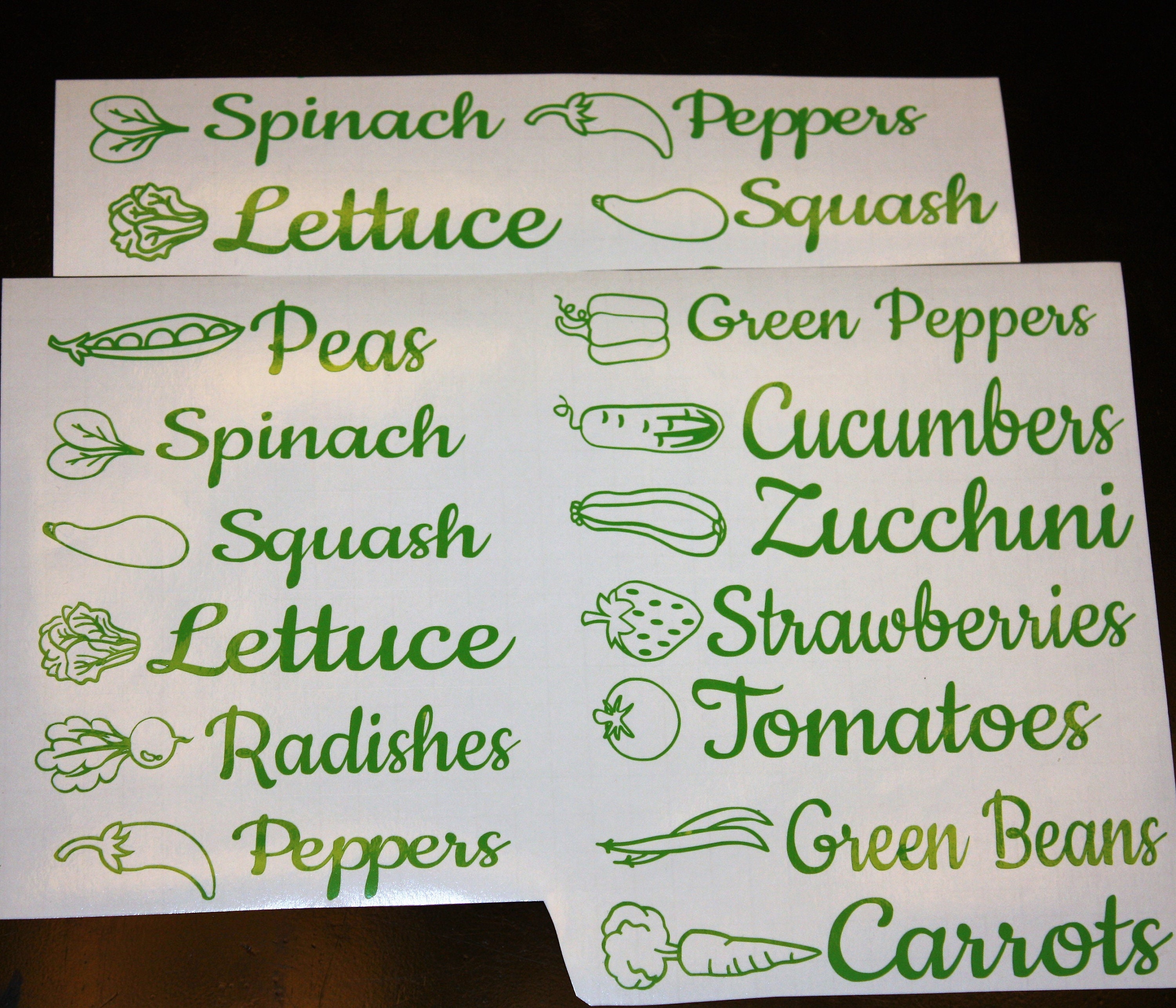 DIY Garden Markers SVG Cut File for Cricut or Silhouette | Etsy