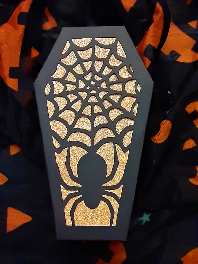 Halloween Scary Coffin Treat Boxes SVG Cut File - Etsy