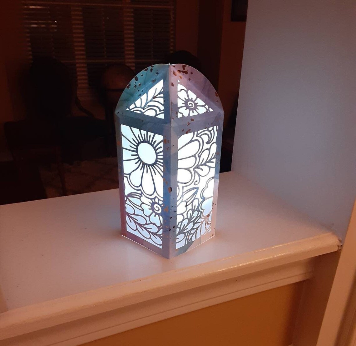 Spring Flower Lantern SVG for Cricut or Silhouette | Etsy