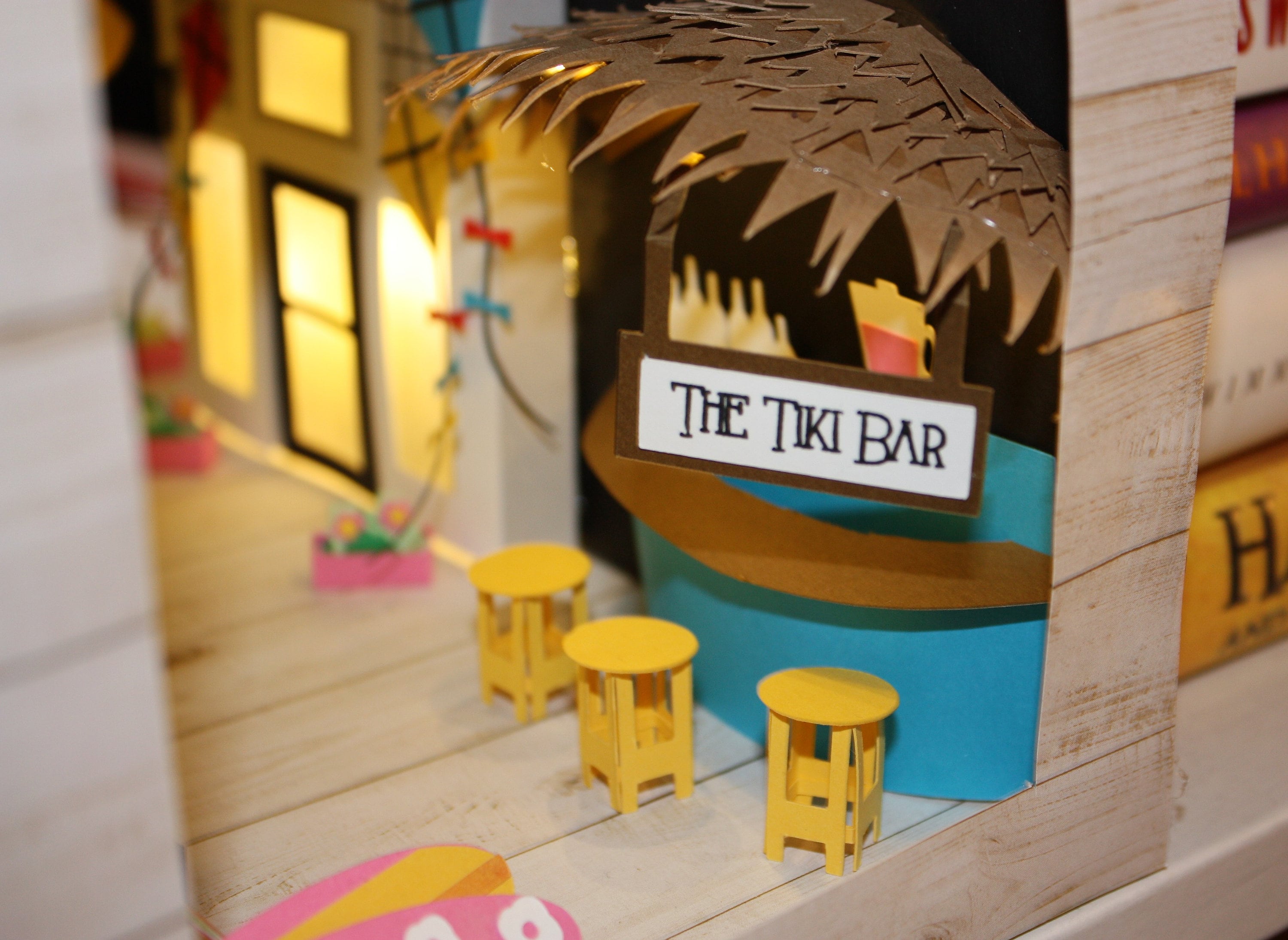 Book Nook - Beach Boardwalk Diorama SVG Cut Files - Etsy