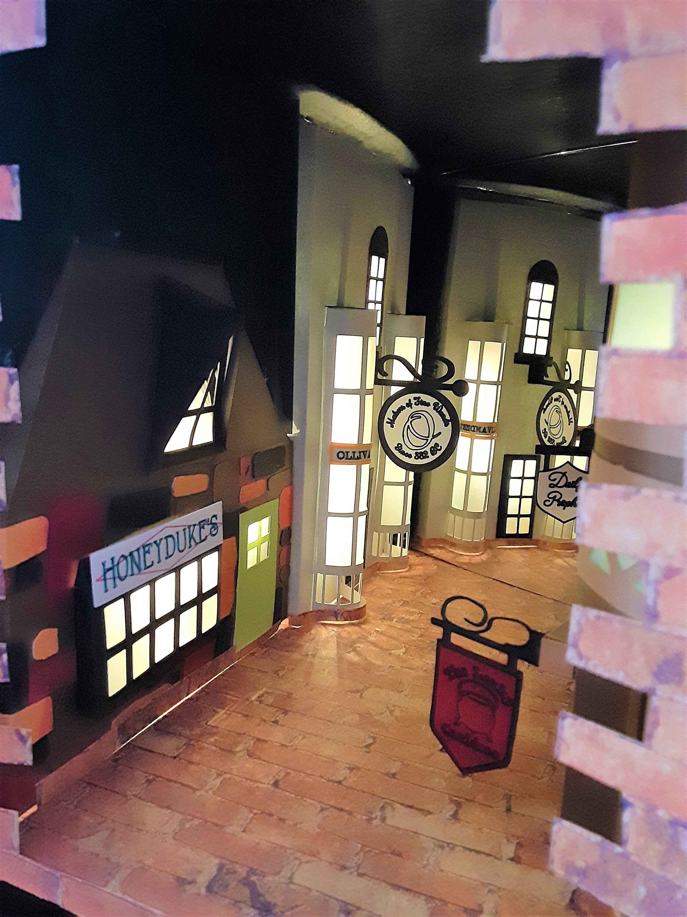 DIY Book Nook little London Alley Book Nook SVG Cut Files for - Etsy Canada