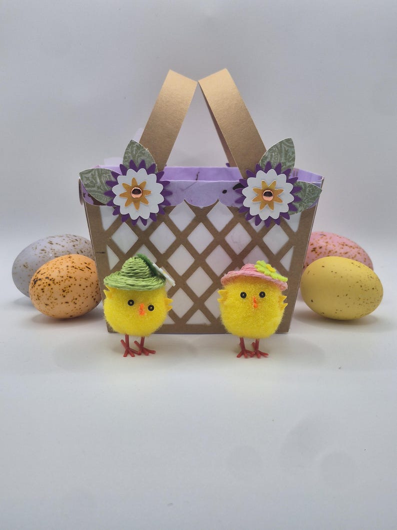 Spring Basket Easter Mothers Day SVG Cut File for Cricut or Silhouette ...