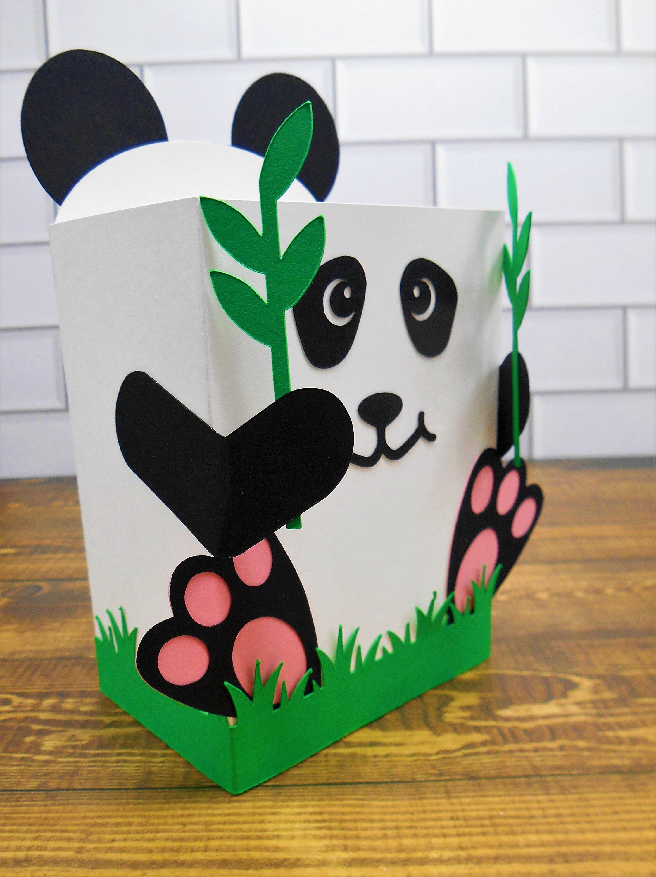 Panda Treat Box SVG Cut File for Cricut or Silhouette - Etsy Canada