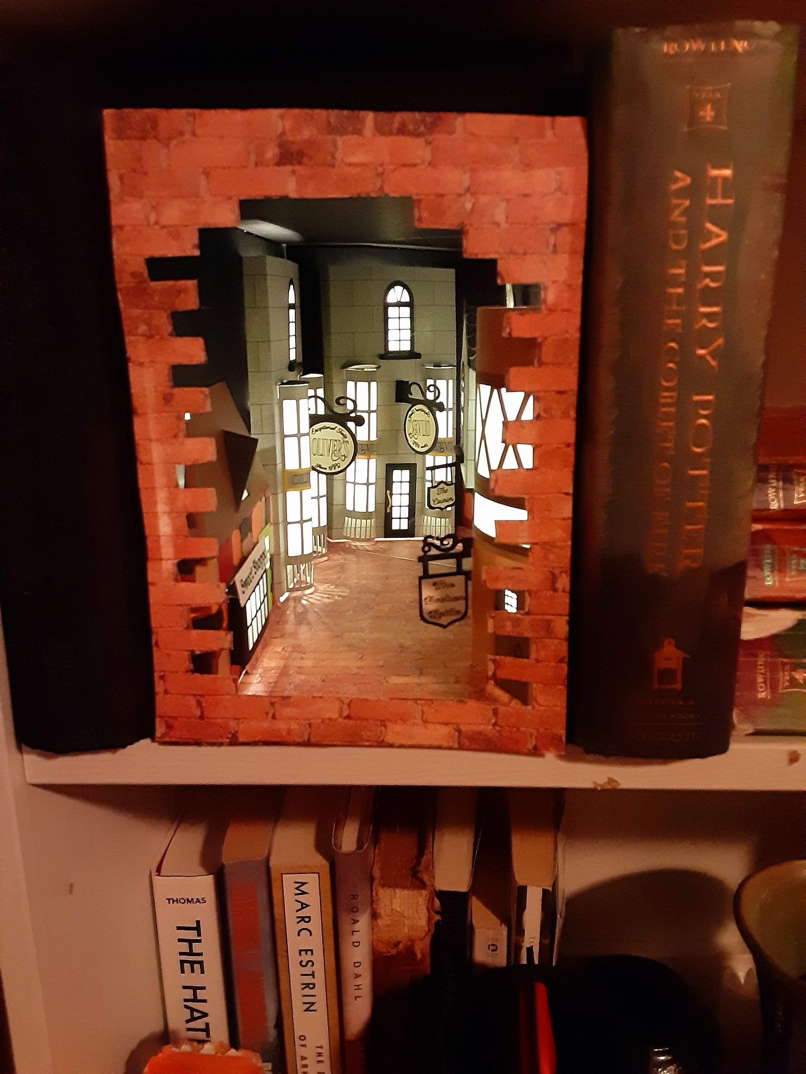 DIY Book Nook little London Alley Book Nook SVG Cut Files for | Etsy Canada