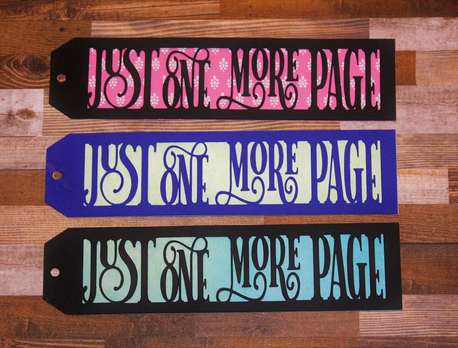 Just One More Page Bookmark SVG File | Etsy