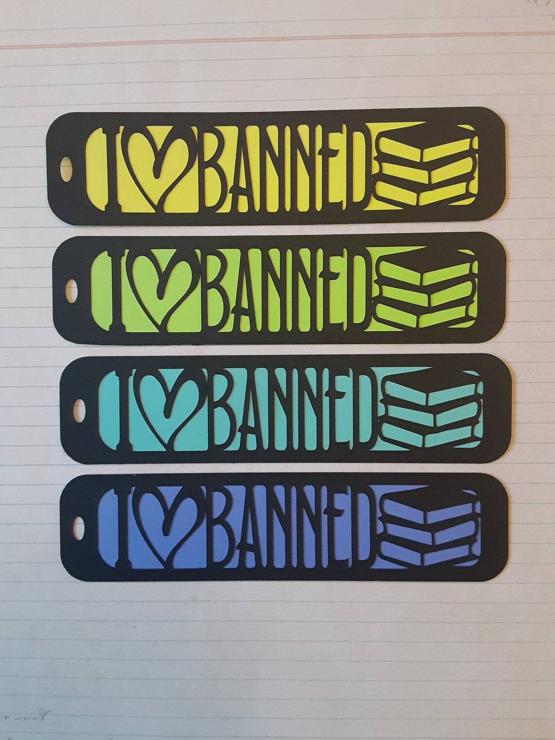 Banned Books Bookmark Set SVG File for Cricut and Silhouette | Etsy