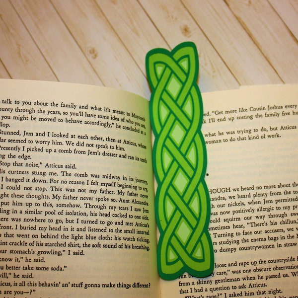 Celtic Bookmark - Etsy